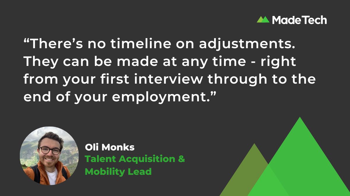 Reasonable adjustments: for an inclusive workplace - Made Tech