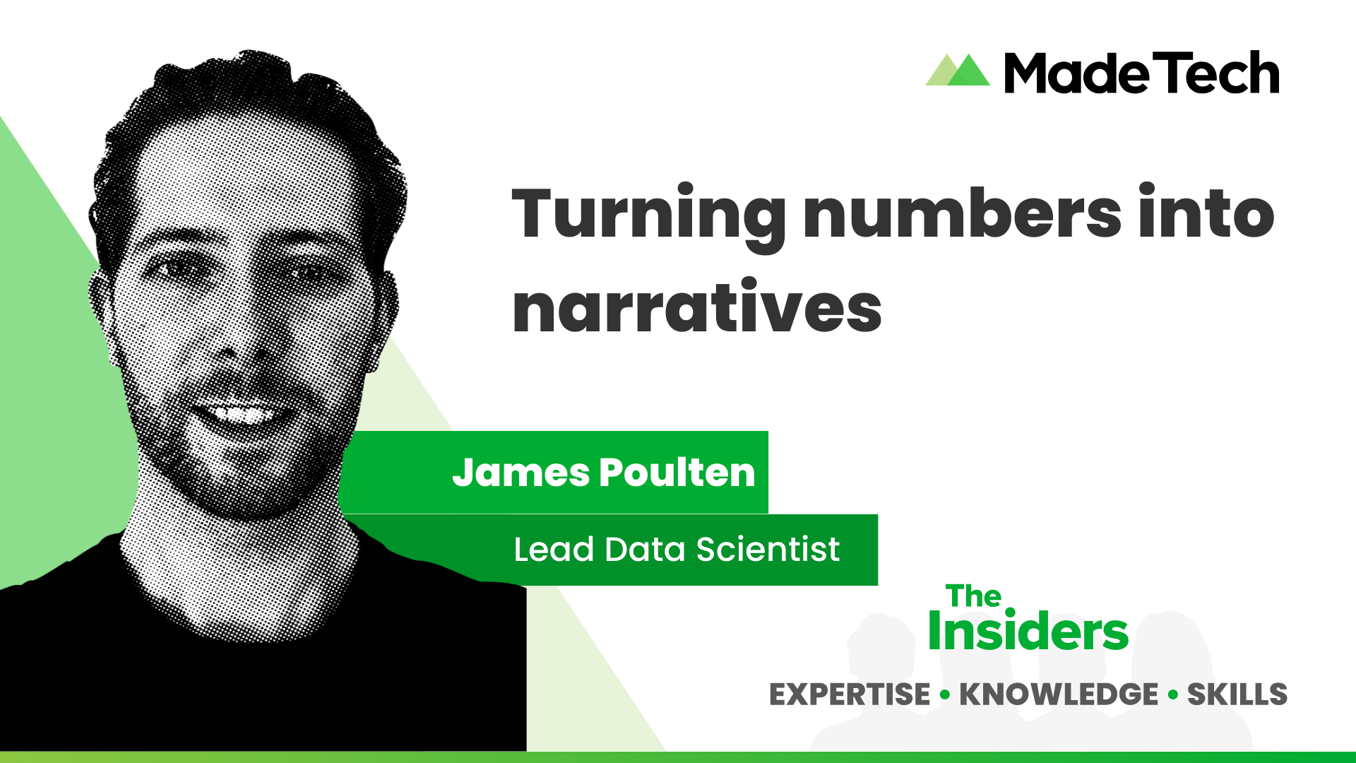 Turning numbers into narratives - Made Tech